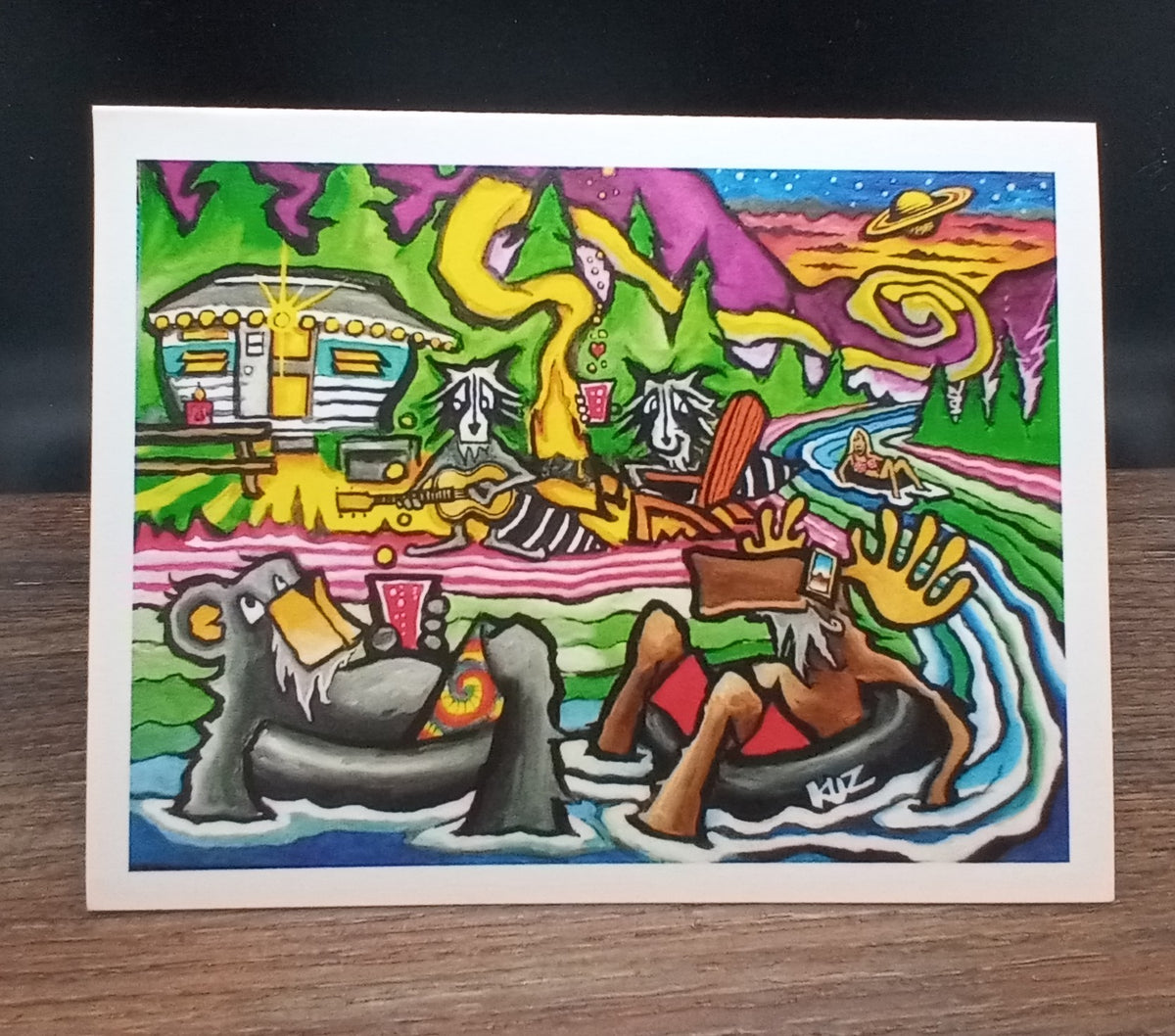 Crazy River – Cosmic Moose Art