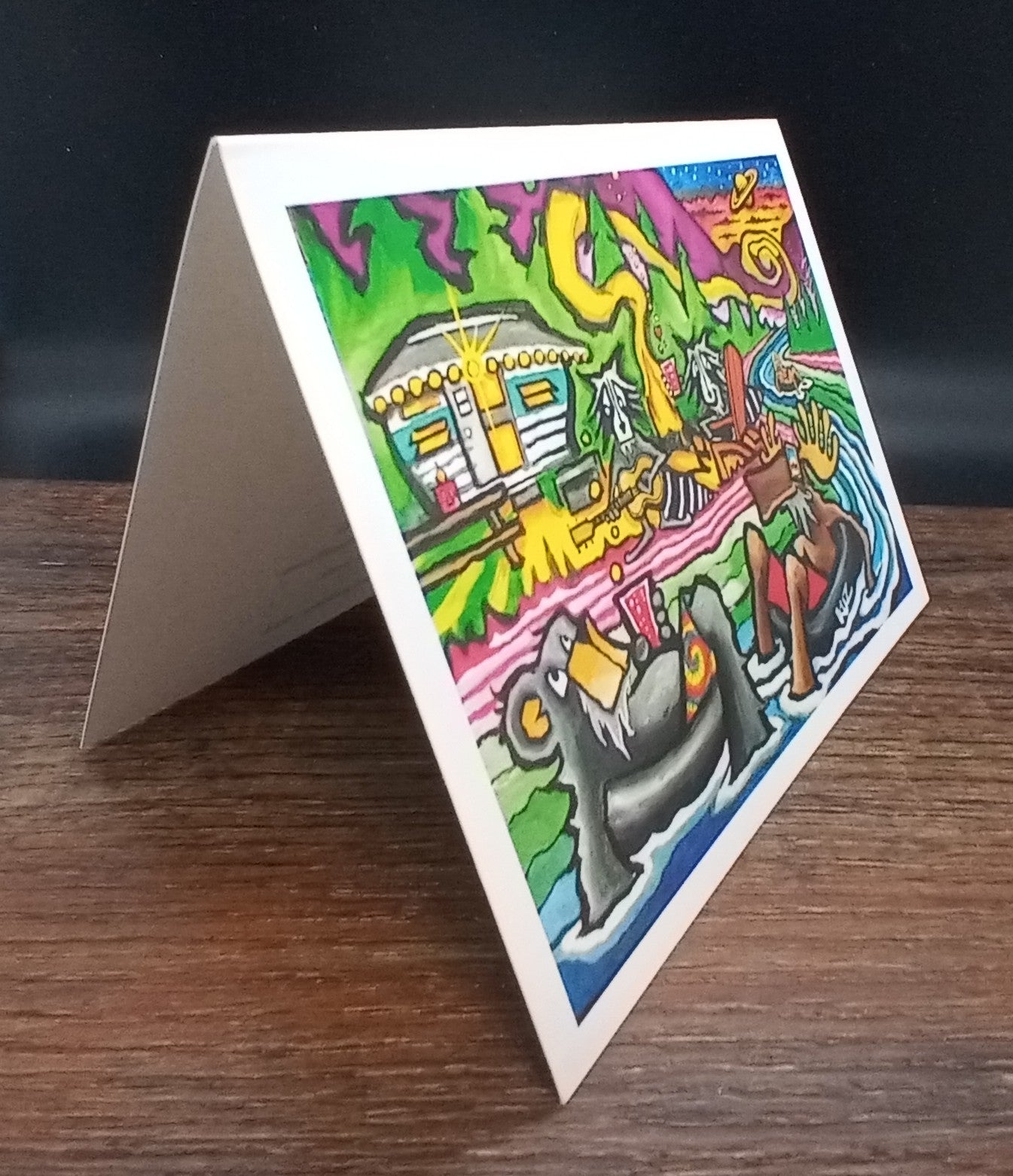 Crazy River – Cosmic Moose Art