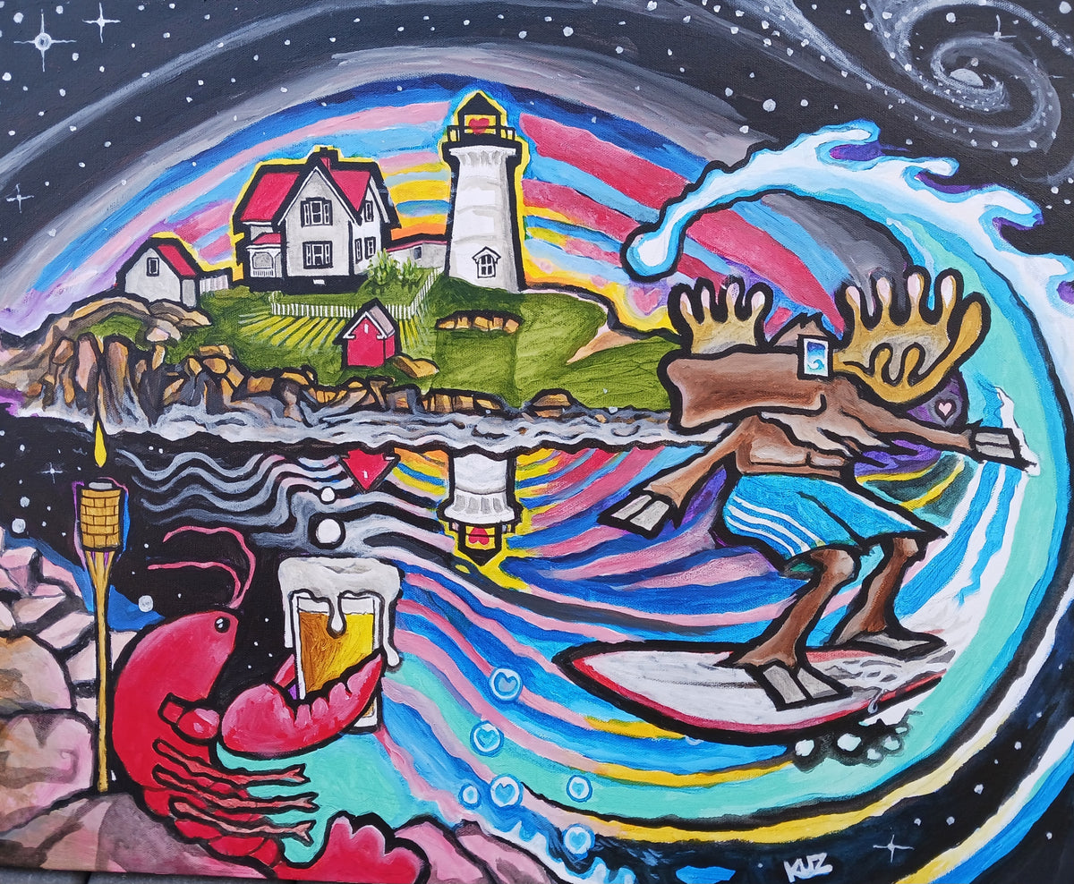 Surf & Turf – Cosmic Moose Art