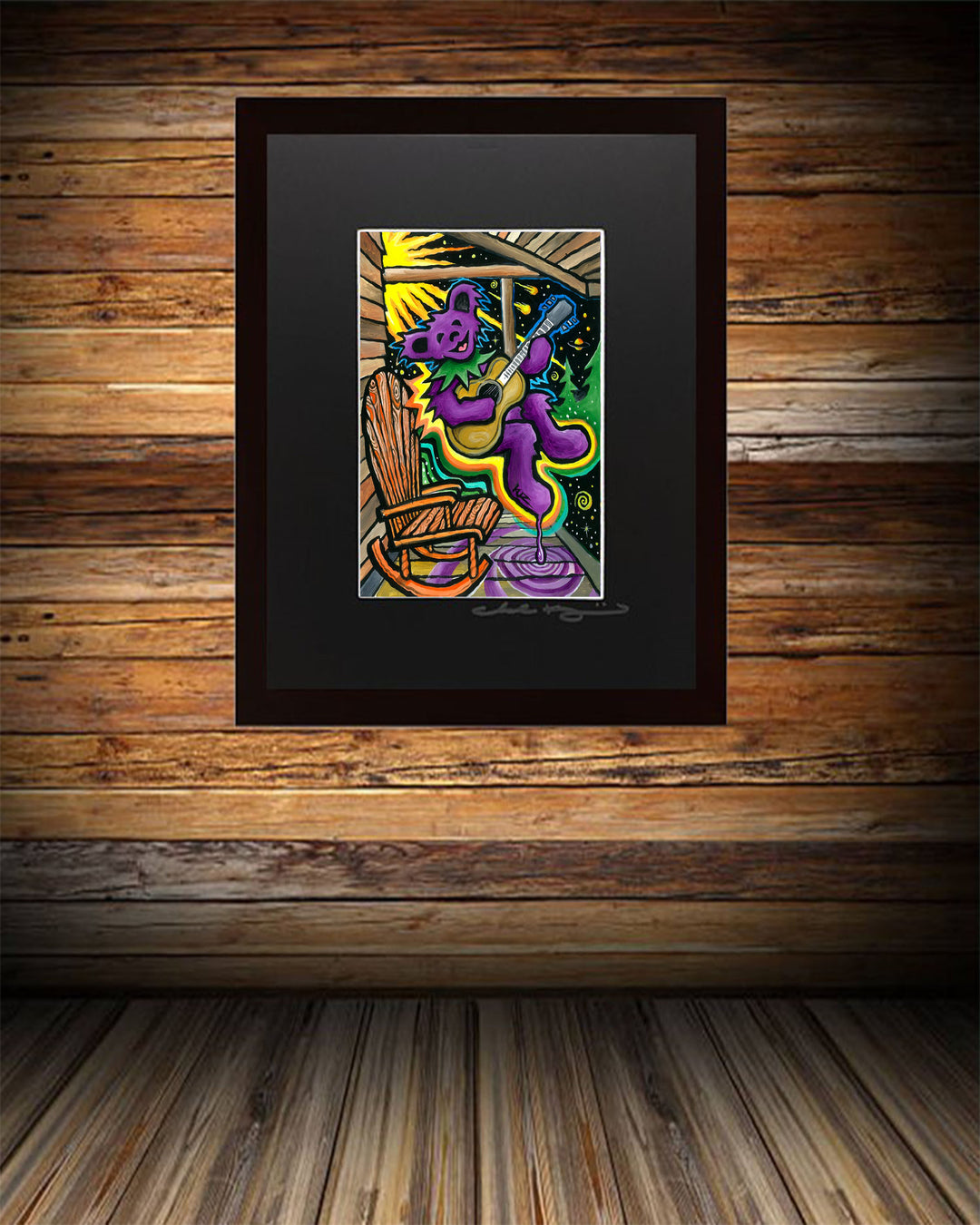Porch Picking Cosmic Dead Bear – Cosmic Moose Art